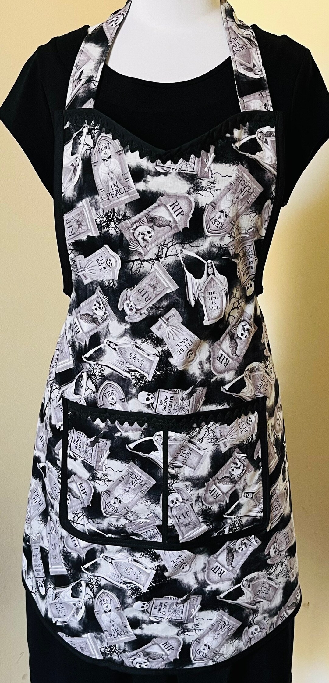 Tombstone Retro Apron - Etsy