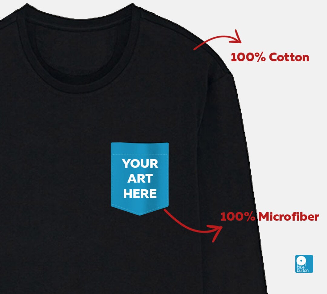 Custom Long Sleeve Pocket Tee Shirt Personalized Art Tshirt - Etsy