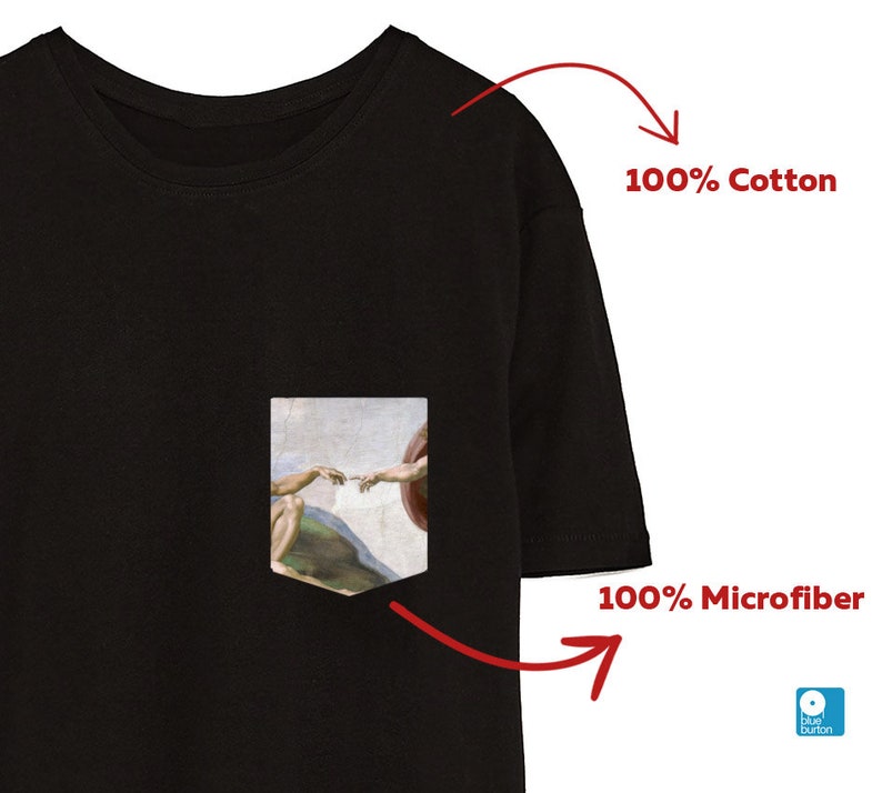 The Creation of Adam Pocket Shirt michelangelo | Etsy