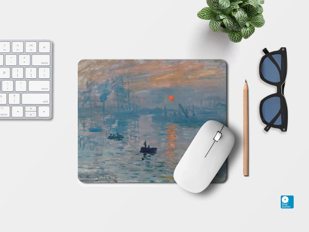 Monet Art Mouse Pad - Etsy