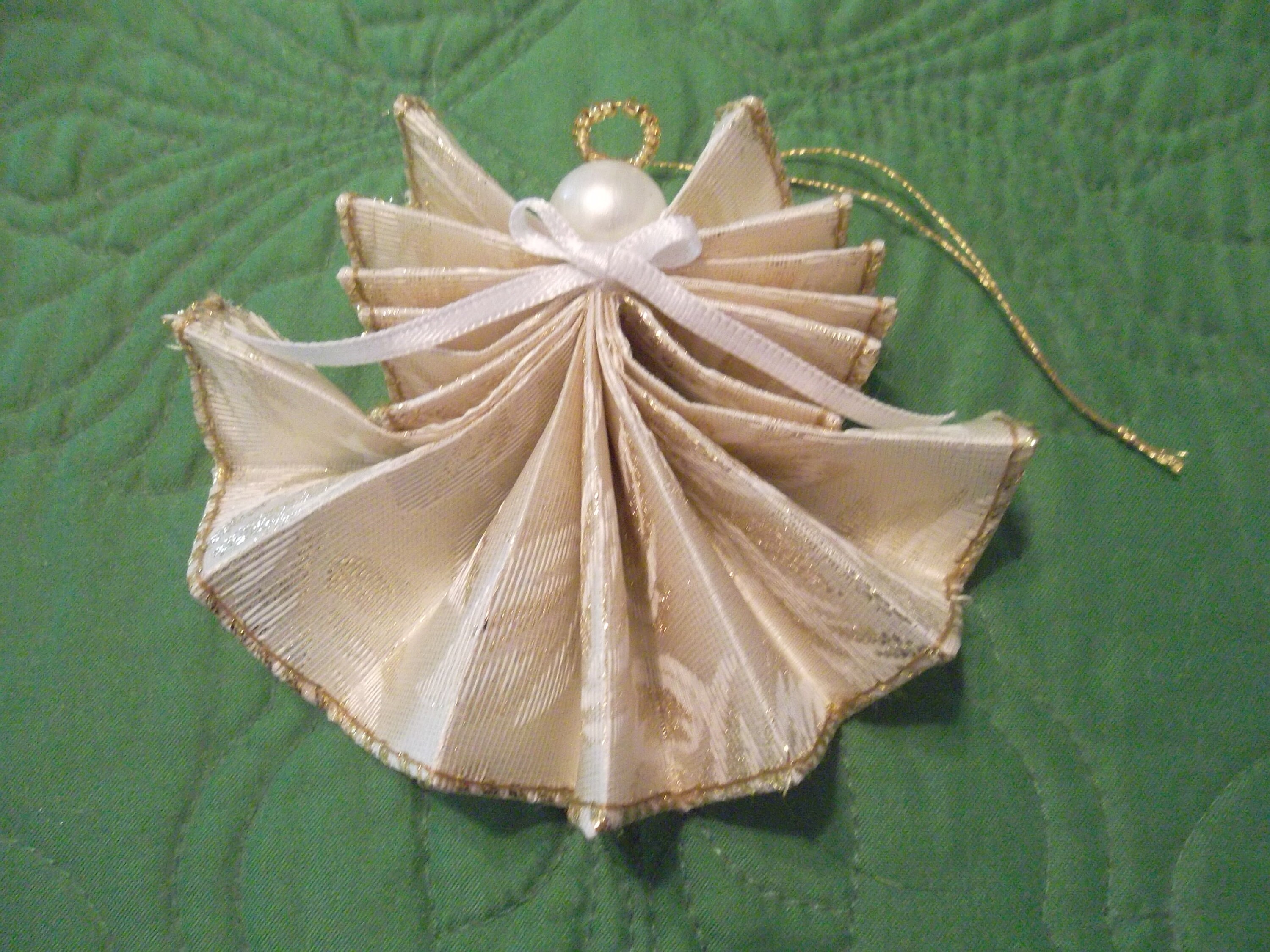 Wire Edged Ribbon Christmas Angel Ornaments - Etsy