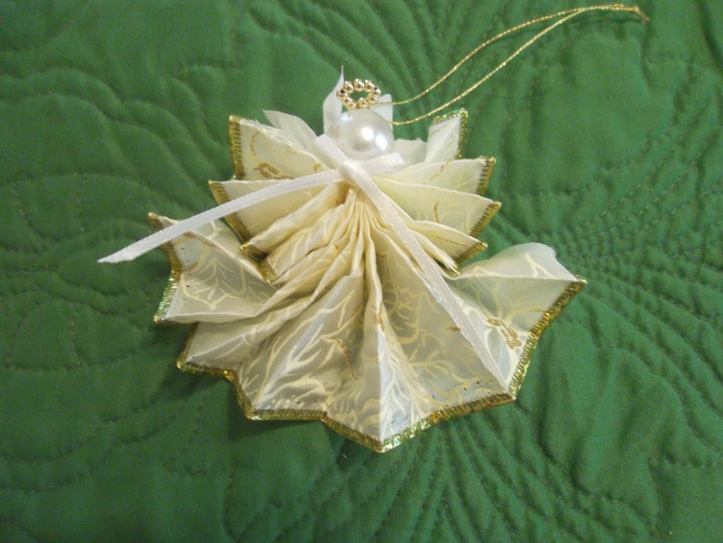 Wire Edged Ribbon Christmas Angel Ornaments - Etsy