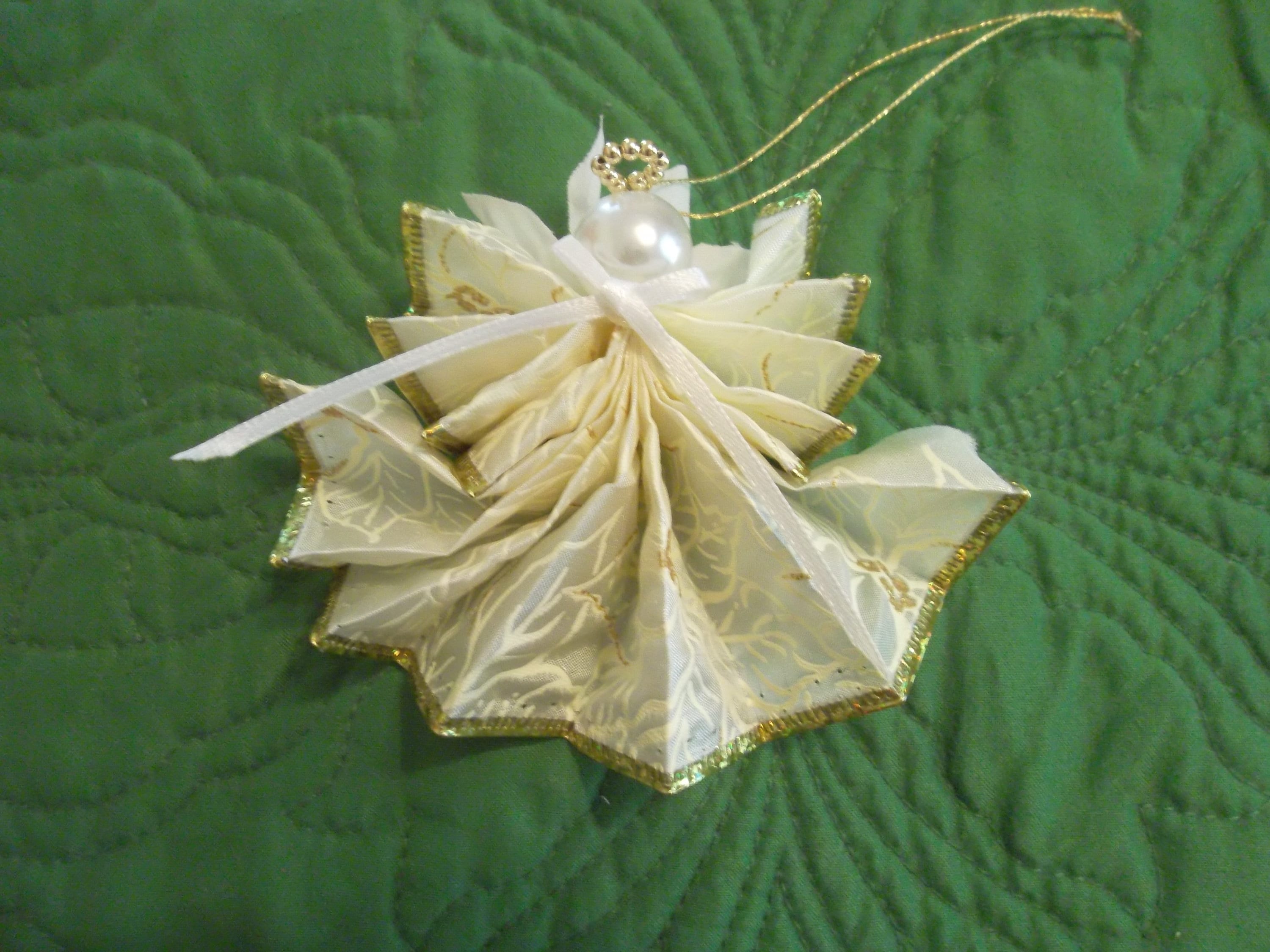 Wire Edged Ribbon Christmas Angel Ornaments - Etsy