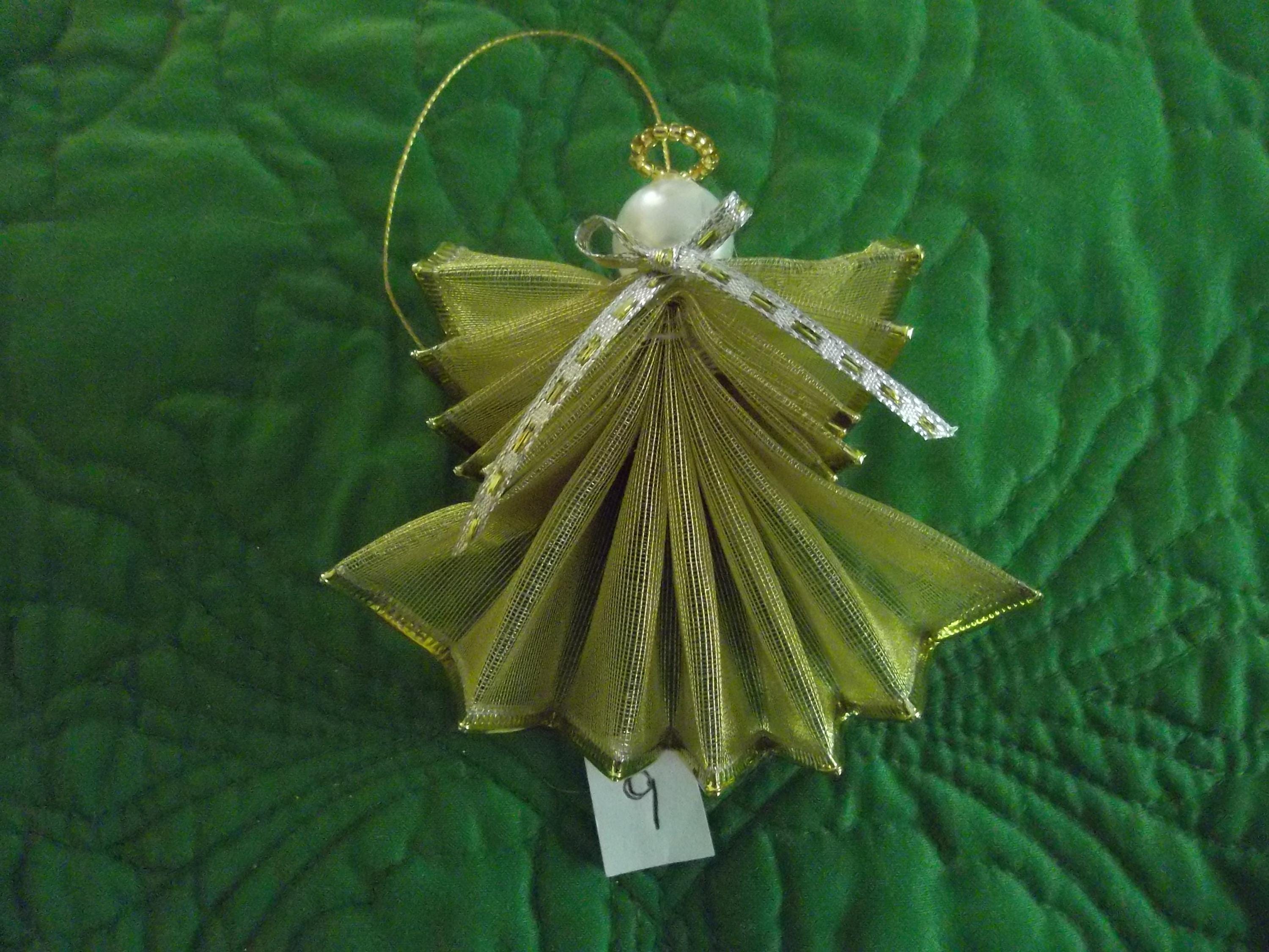 Wire Edged Ribbon Christmas Angel Ornaments - Etsy