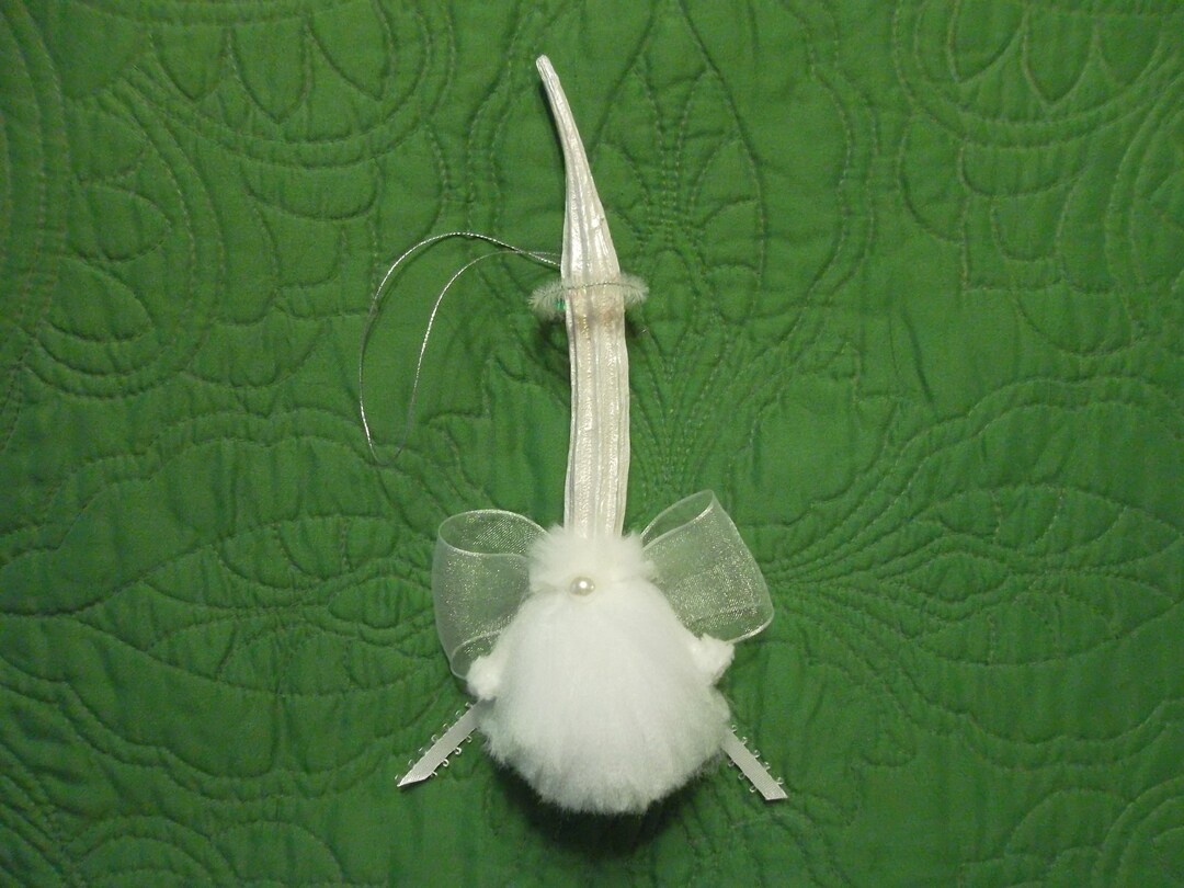 Unique Okra Gnome Good Luck Angel Ornament - Etsy