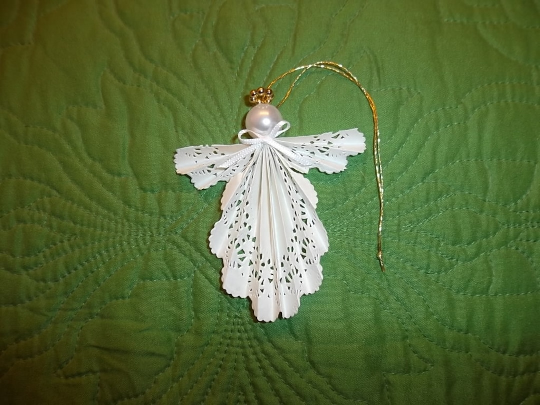 Instructions for Paper Doily Angel Ornament - Etsy