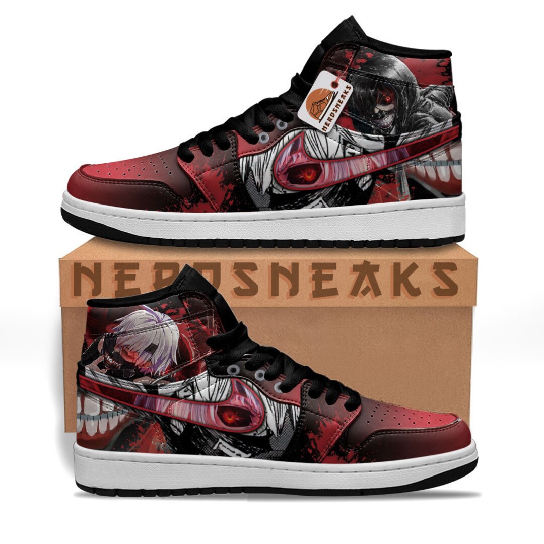 Ken Kaneki Anime Shoes Custom Sneakers - Etsy