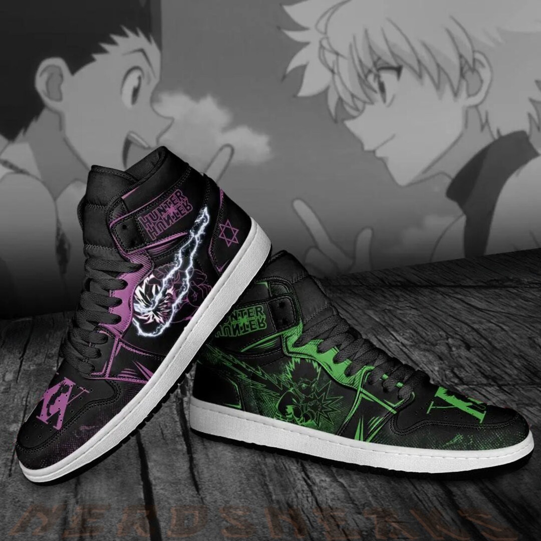 Gon and Killua Sneakers Skill Custom Animeshoes - Etsy