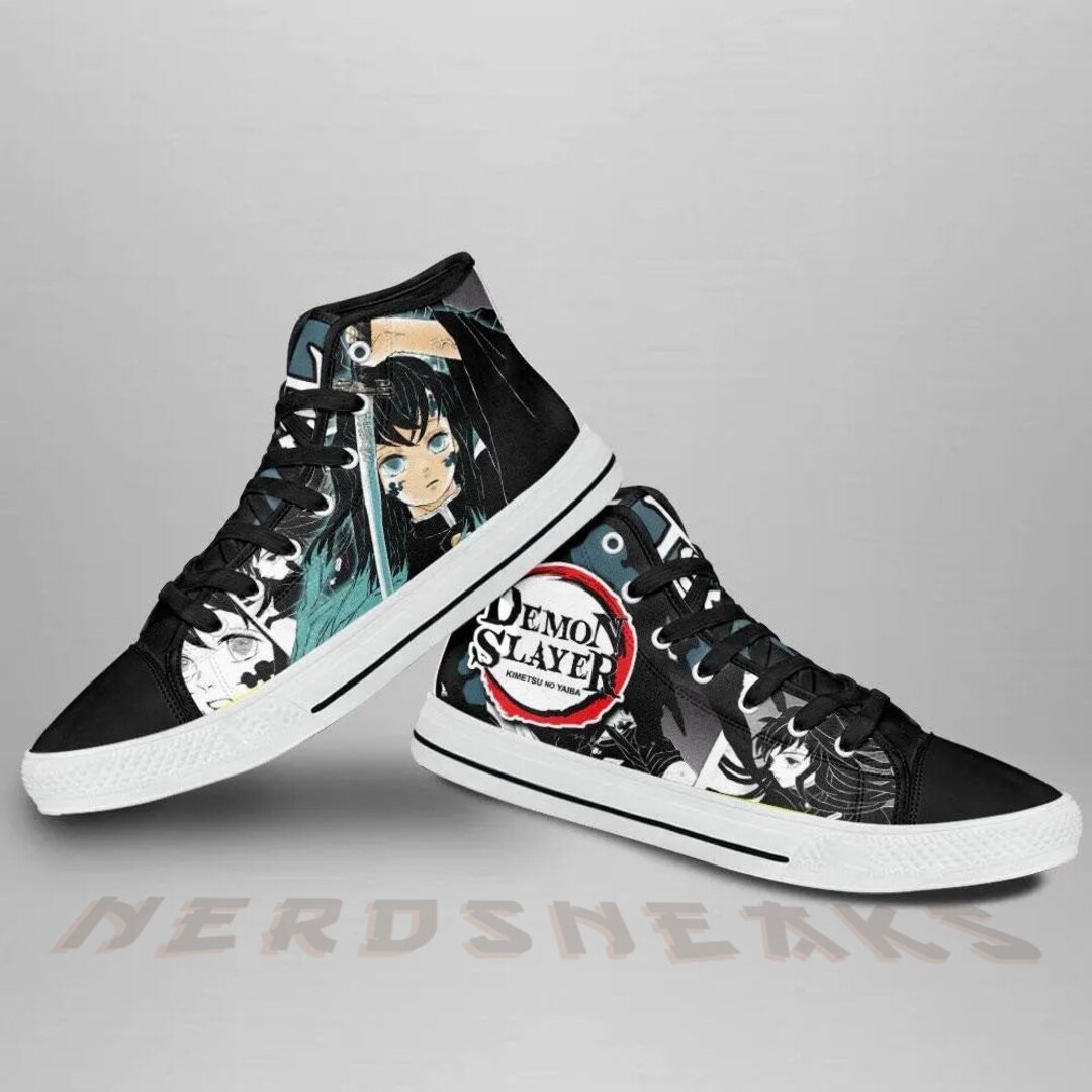 Muichiro High Top Shoes Custom Anime Sneakers - Etsy