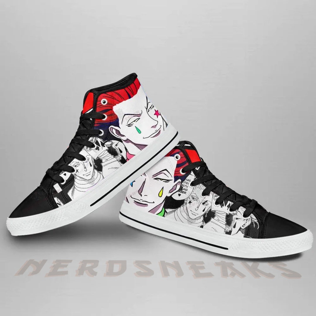 Hisoka High Top Shoes Custom Anime Sneakers Mix Manga - Etsy