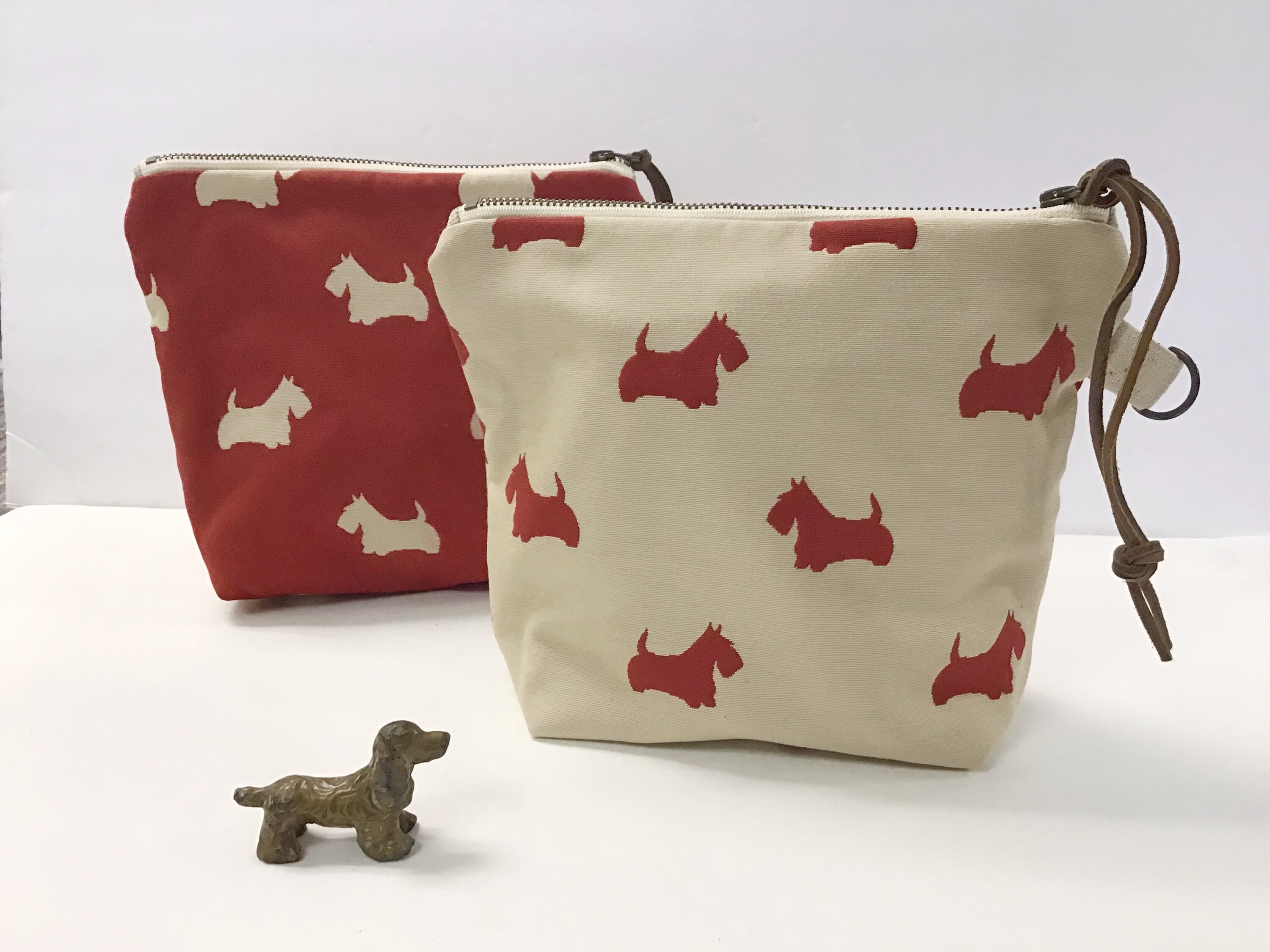 Handmade Scotty Scottie Dog Rust Red Wristlet Zipper Purse | Etsy