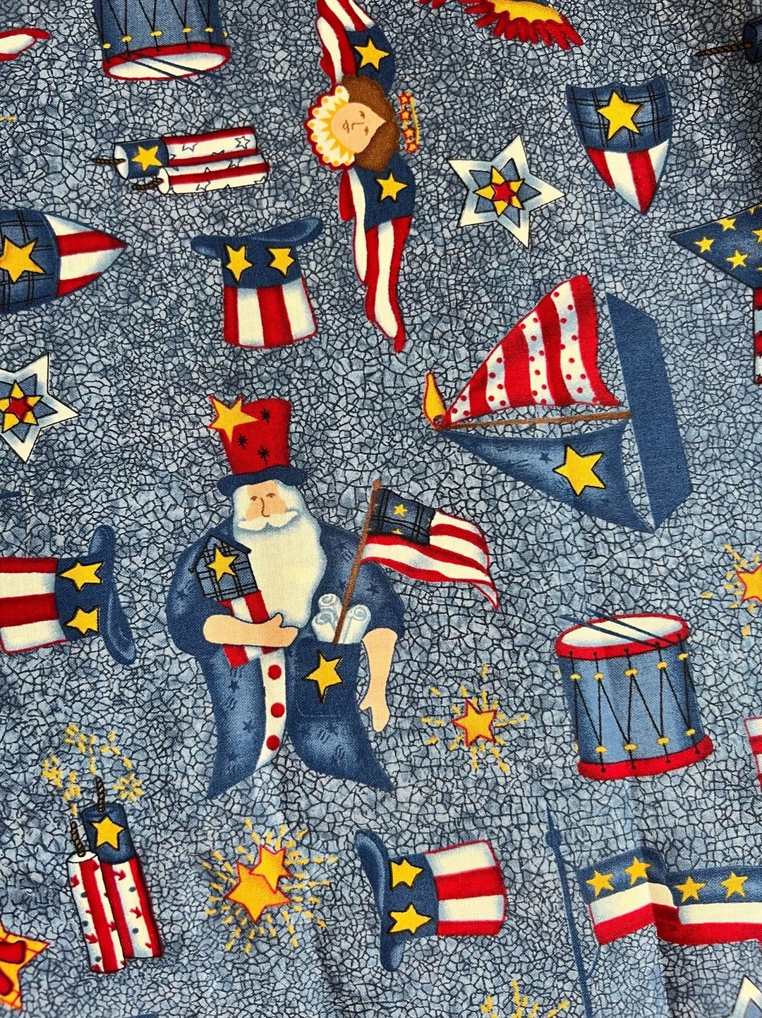 4 Yards of Patriotic Yardage Cranston VIP Fabric - Etsy