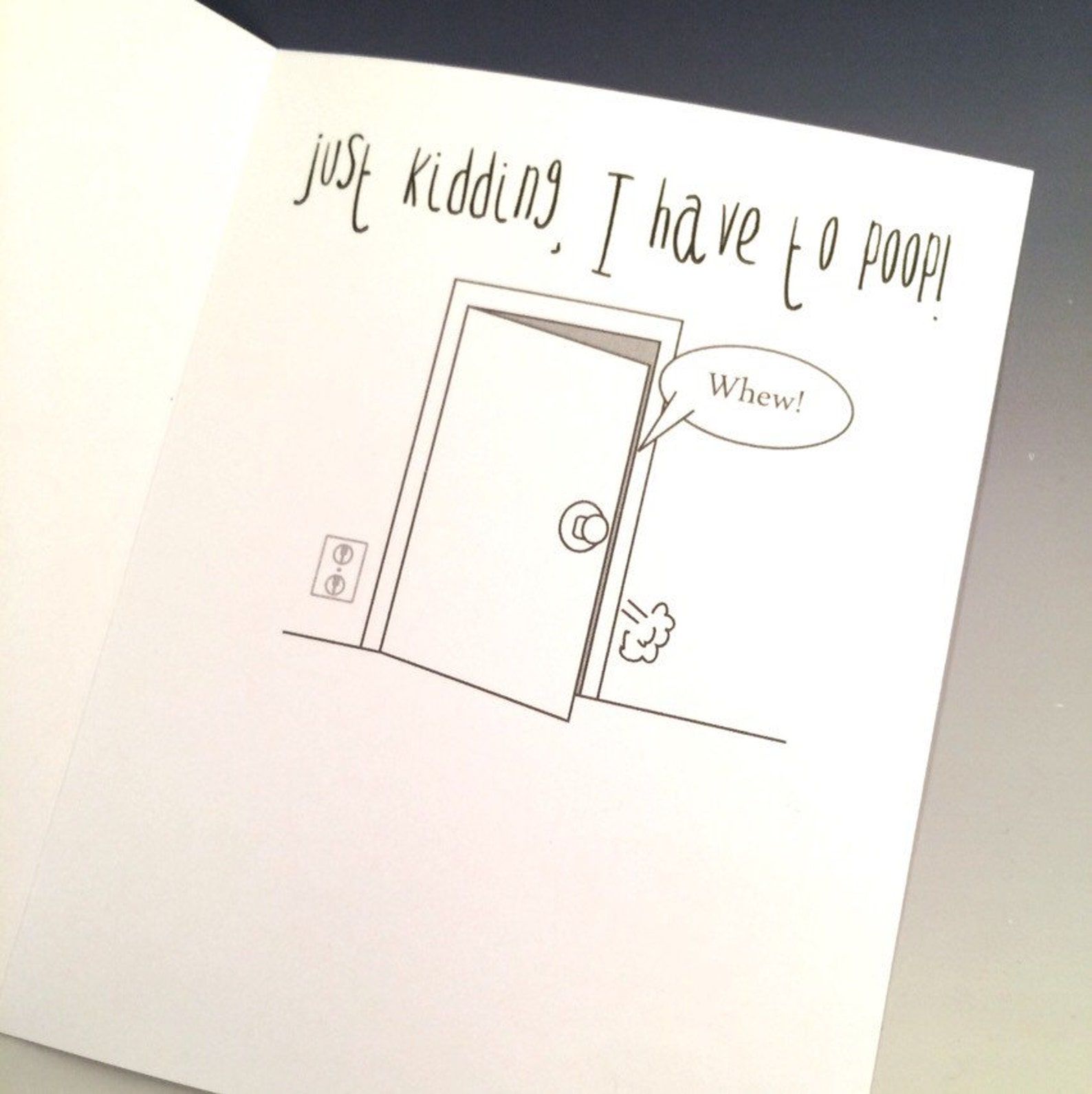 You Are the Reason I Get up Poop Card Funny Card - Etsy