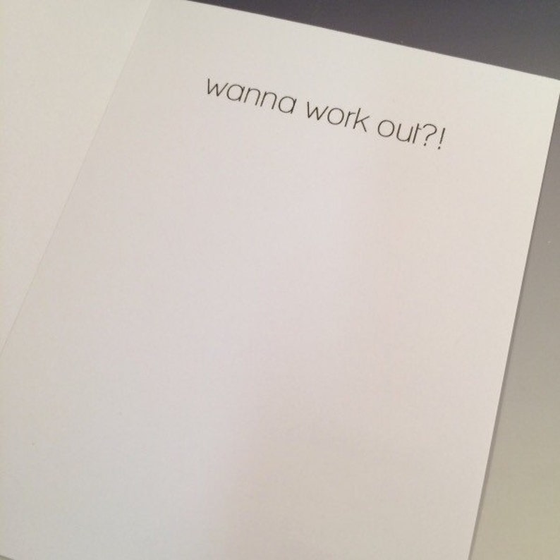 Sex Burns Calories Adult Card - Wanna Work Out - Mature Card - Etsy