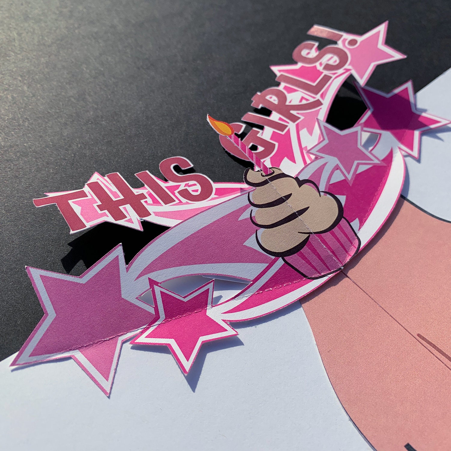 Birthday Card Pop up Pointing Finger - Male and Female Versions - Etsy