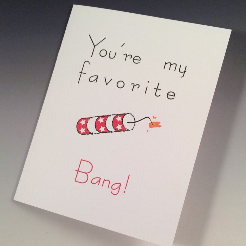 You Are My Favorite Bang Sex Card Adult Greeting Card Etsy