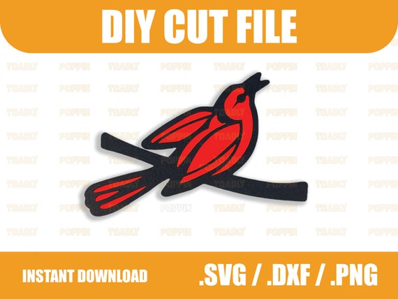 Oriole Bird SVG Design File - Etsy