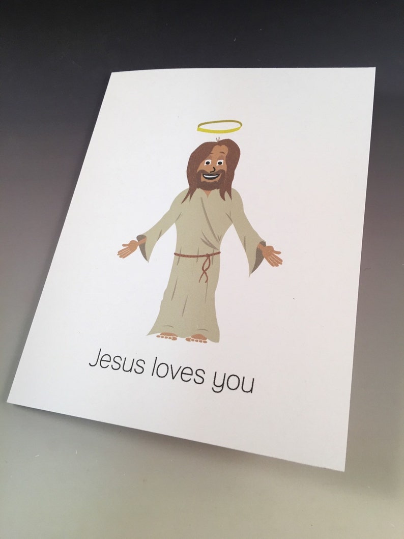Jesus Loves You - Funny Greeting Card - Mature Card - Etsy