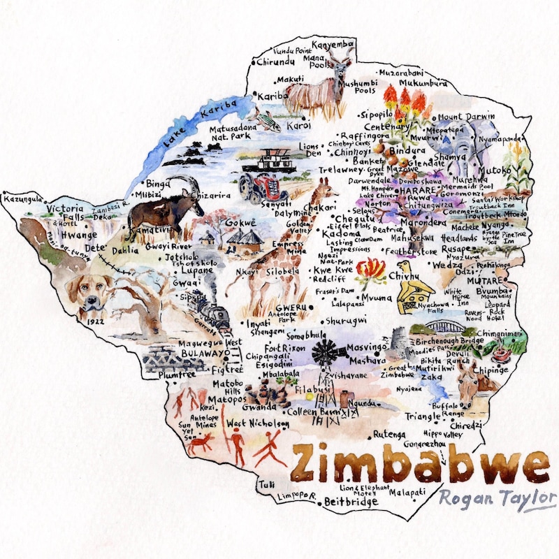 Zimbabwe Art - Etsy