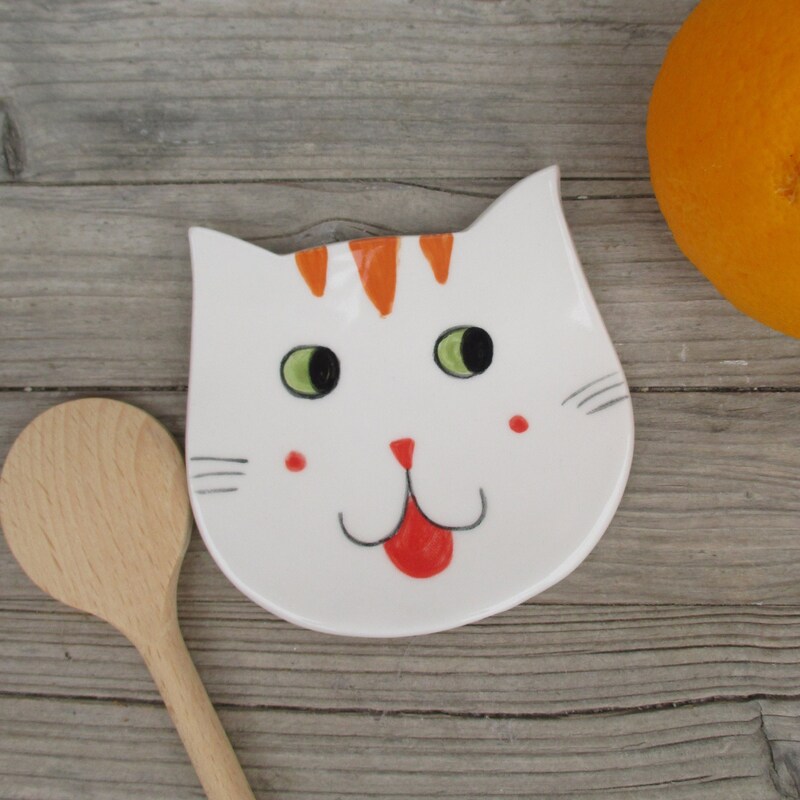 Cat Spoon Rest - Etsy