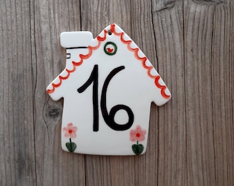 Ceramic House Number - Etsy