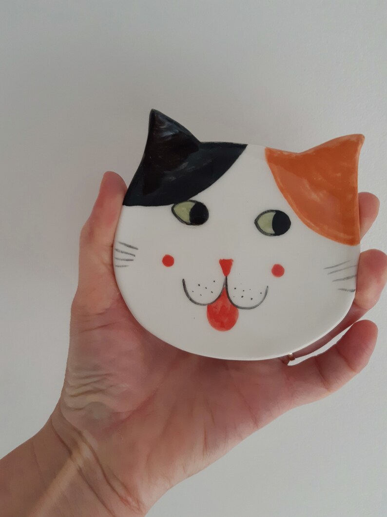 Handmade Pottery Calico Cat Spoon Rest Calico Cat Spoon - Etsy