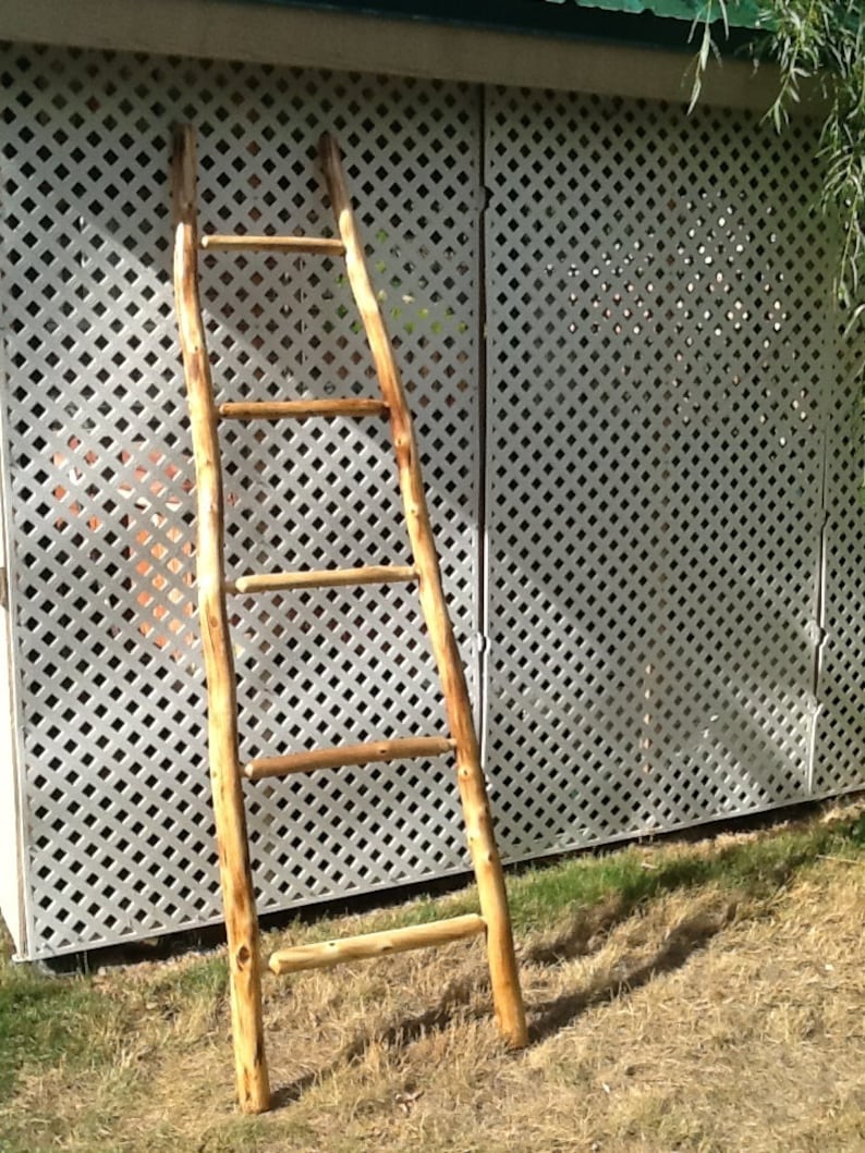7' Tall Kiva Ladder Aspen Wood - Etsy