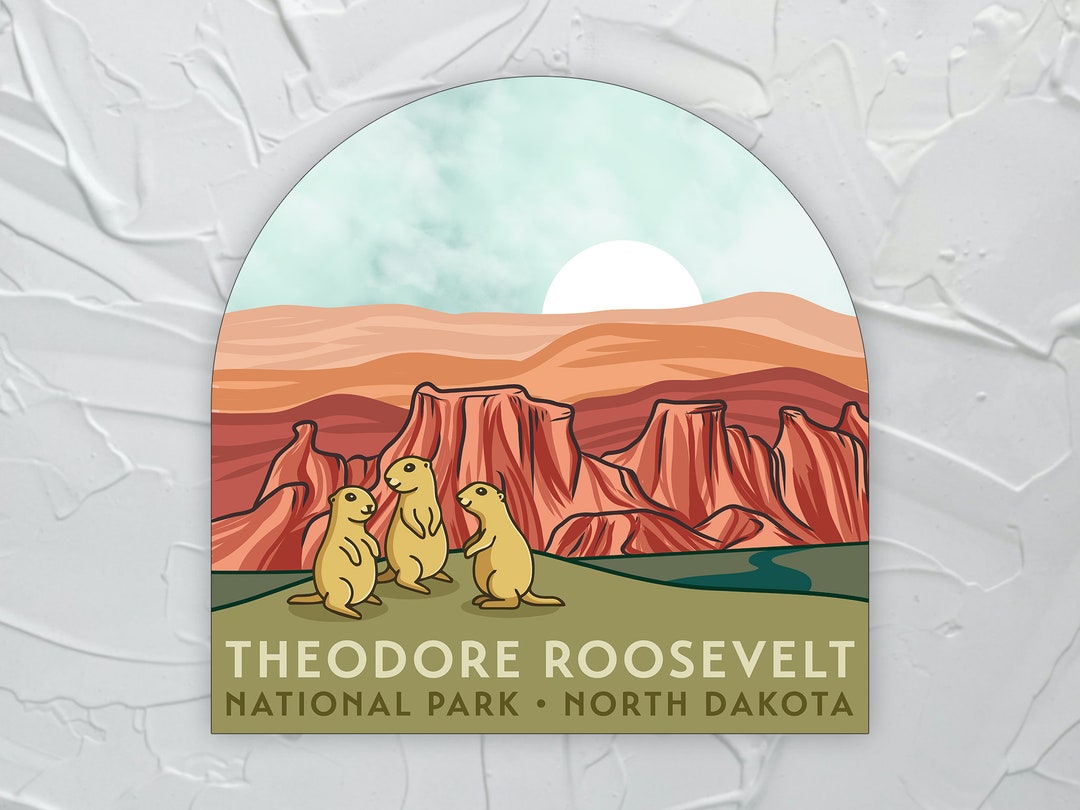 Theodore Roosevelt National Park Magnet North Dakota Weatherproof ...