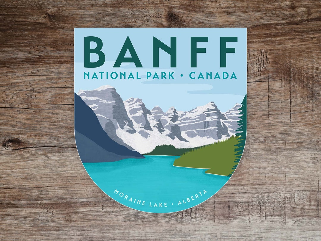 Banff National Park Sticker: US National Park Decal - Etsy
