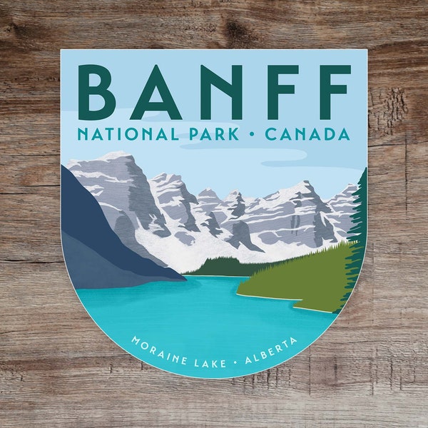 Banff National Park Decal - Etsy