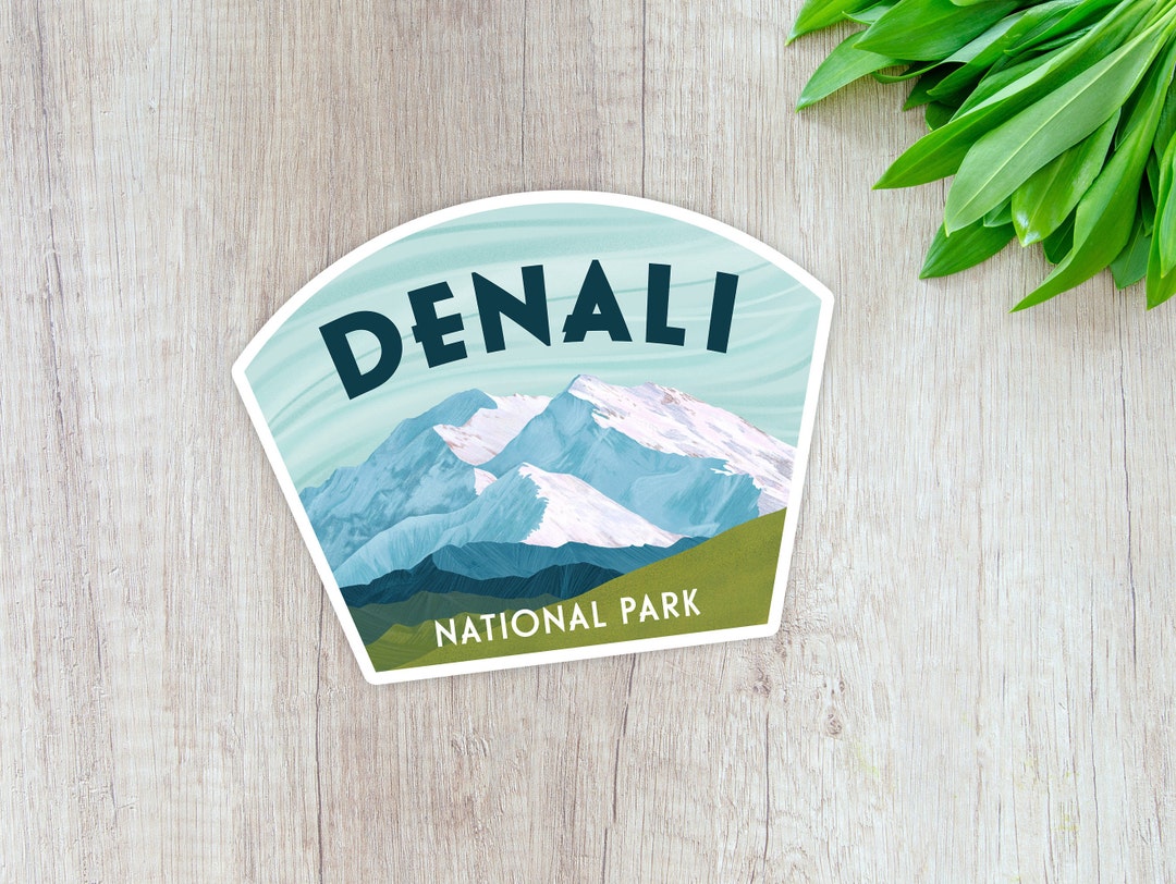 Denali National Park Sticker: US National Park Decal - Etsy