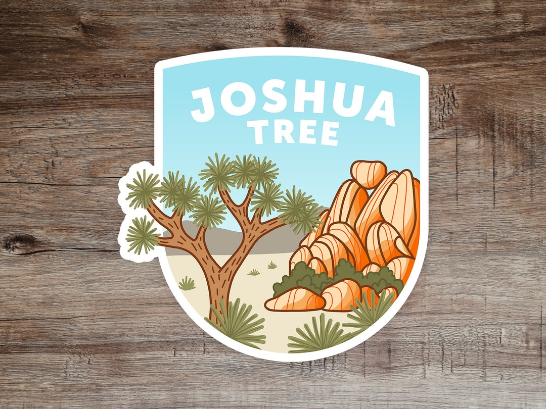 Joshua Tree National Park Sticker: US National Park Decal - Etsy