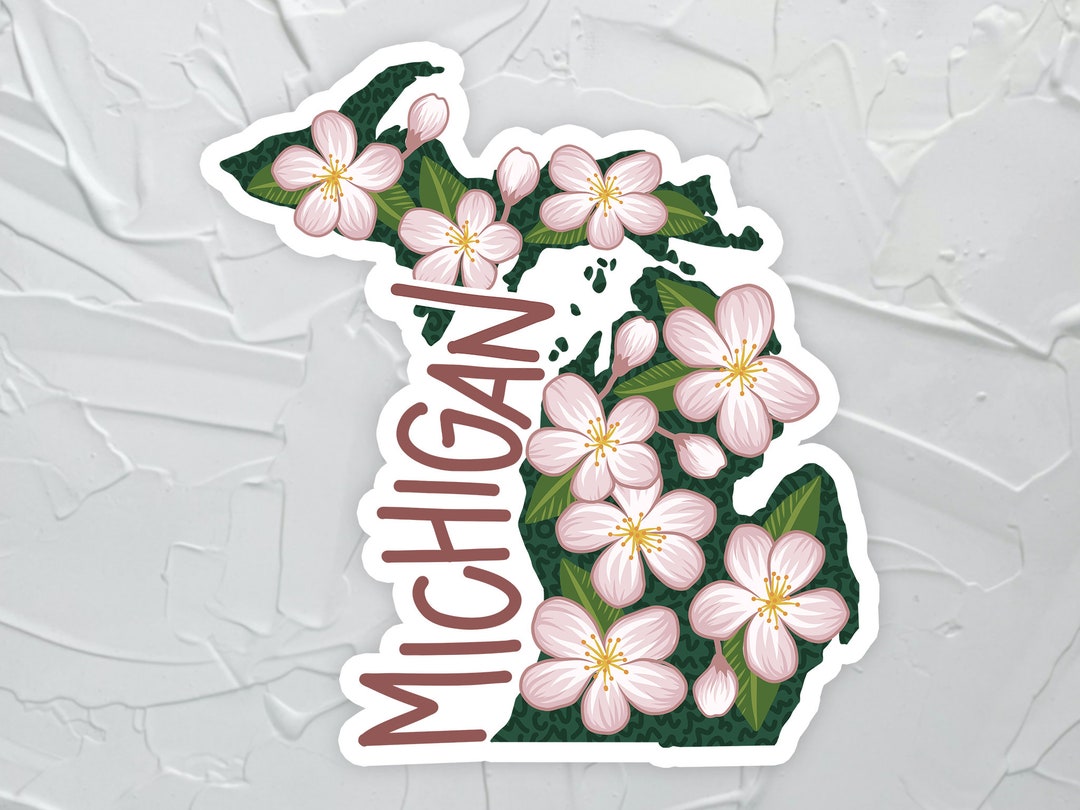 Michigan State Flower Magnet Weatherproof National Park Magnet Car ...