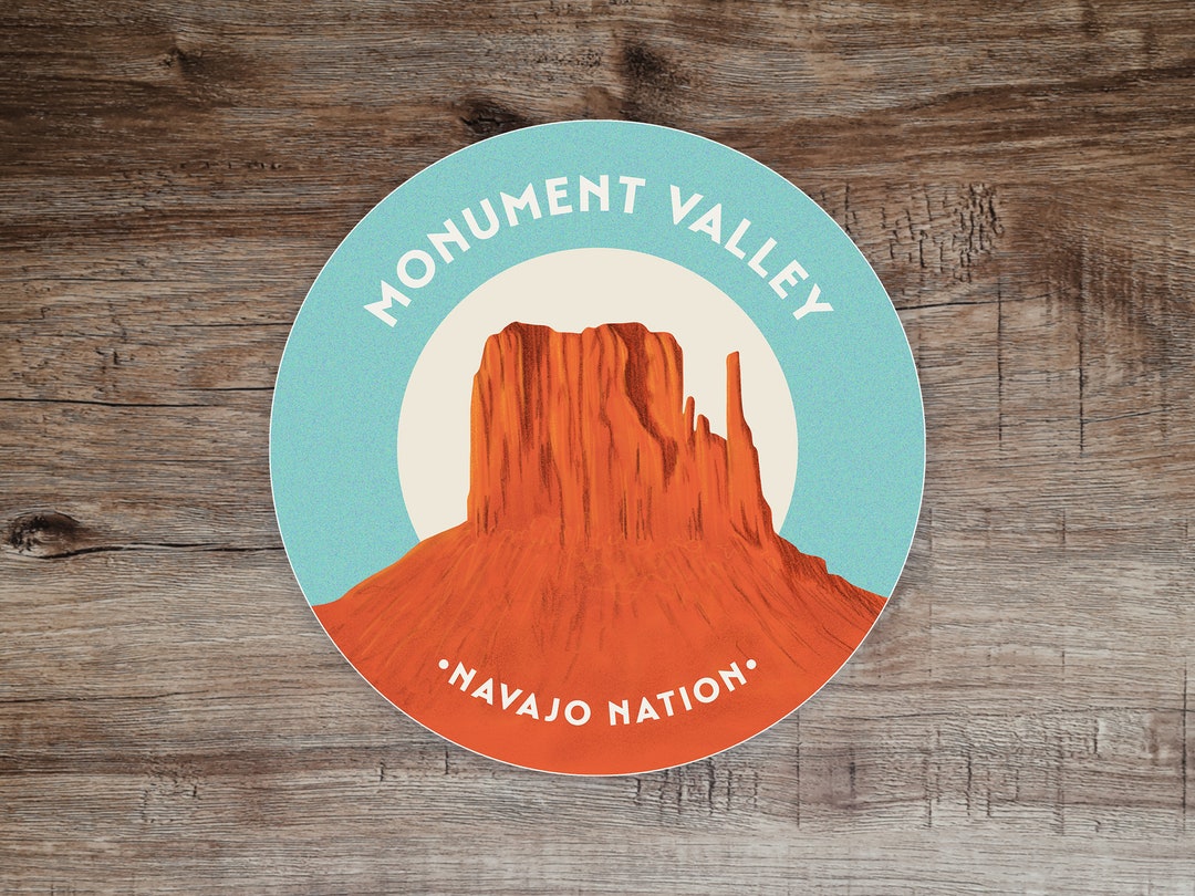 Monument Valley Park Sticker: Navajo Nation Park Decal - Etsy