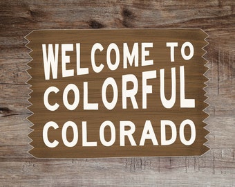 Welcome to Colorado | Etsy