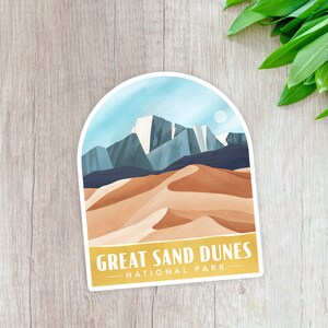 Great Sand Dunes National Park Sticker: US National Park Decal - Etsy