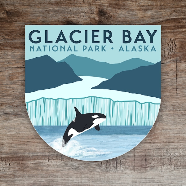Glacier Bay National Park Sticker - Etsy