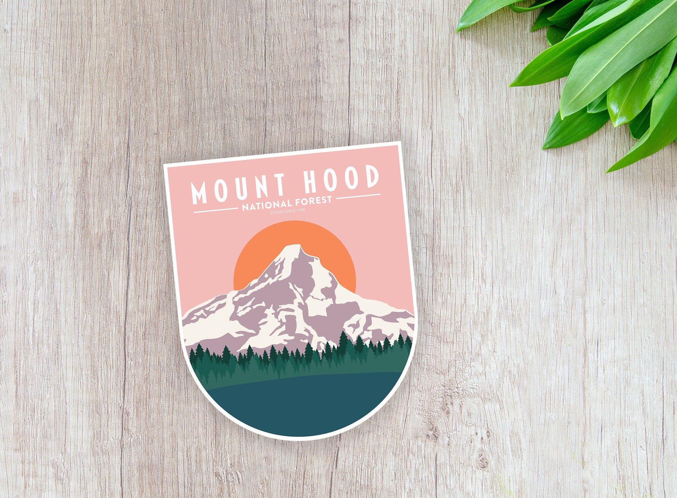 Mount Hood National Forest Sticker: PNW Decal | Etsy