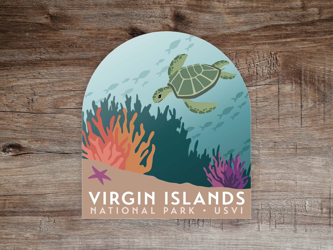 Virgin Islands National Park Sticker: USVI National Park Decal - Etsy