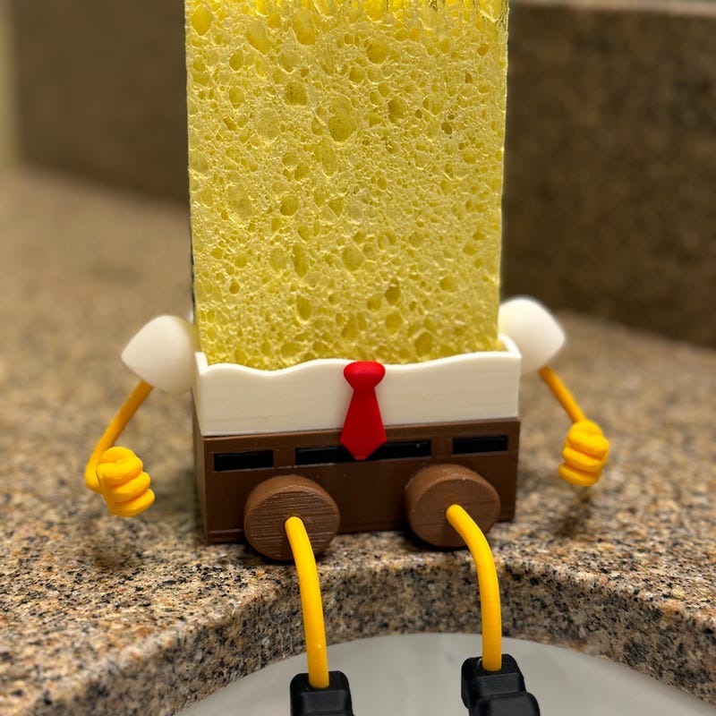 Cartoon Sponge Holder - Etsy