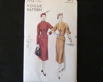 Vogue Suit Pattern - Etsy