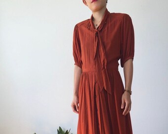 Red Brick Dress - Etsy