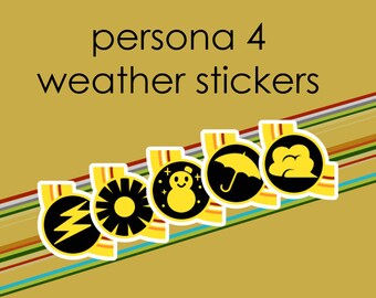 Persona 4 Stickers - Etsy