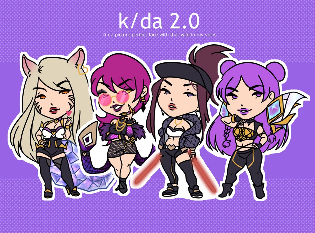 K/da Stickers - Etsy