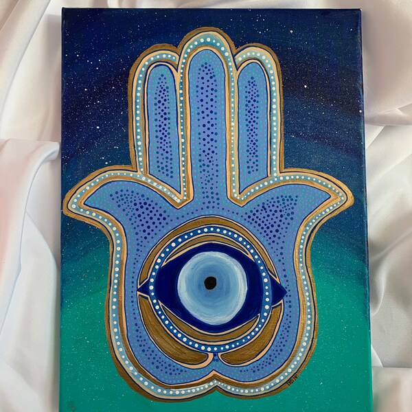 Evil Eye Original Painting - Etsy