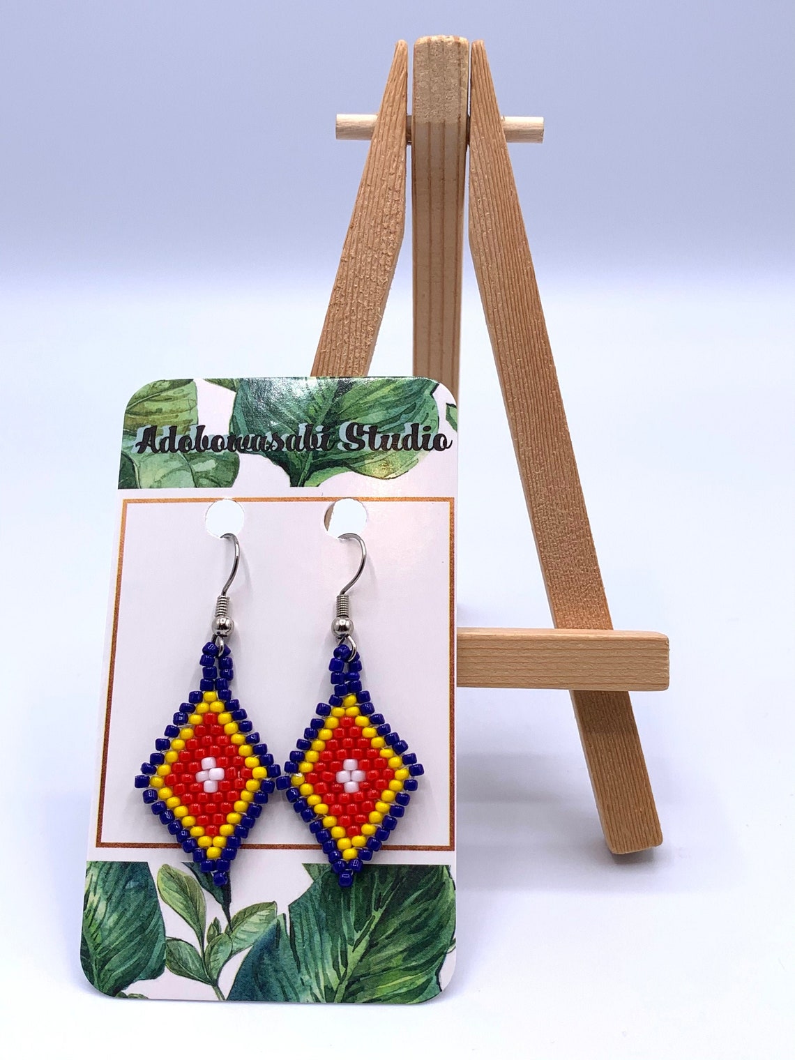 Filipino inspired Diamond Earrings | Etsy