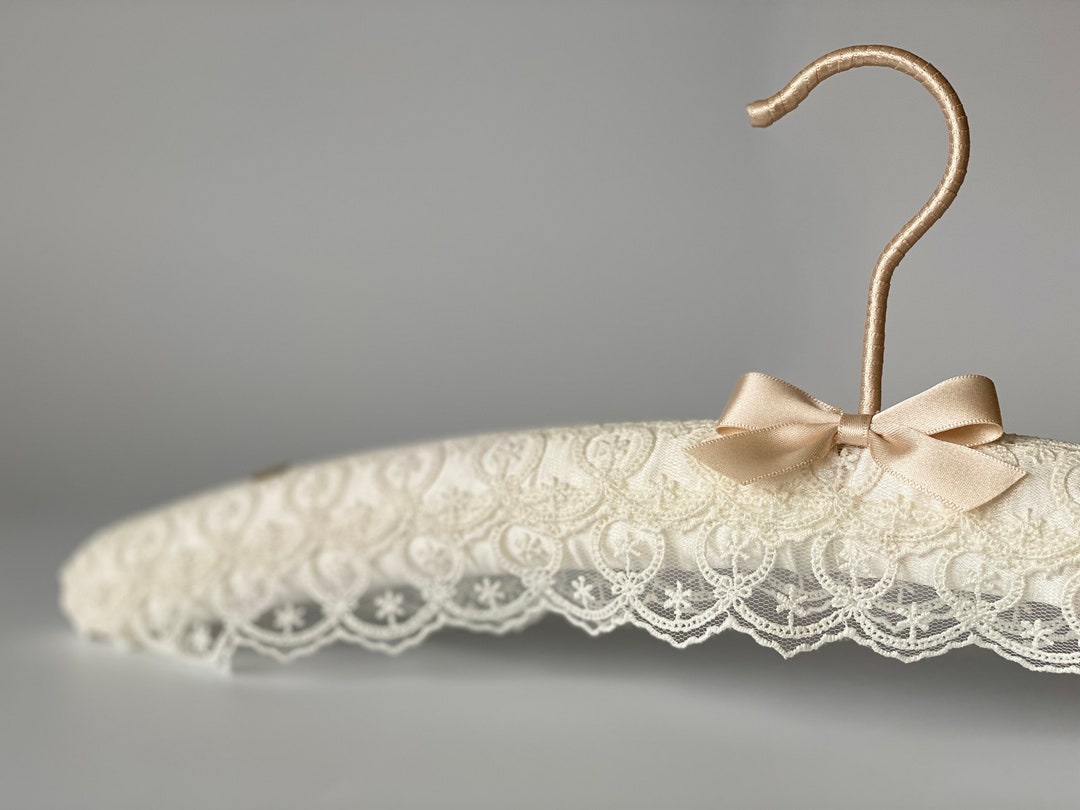 Bridal Hanger. Wedding Hangers.lace Wedding Hanger.wedding Dress Hanger ...