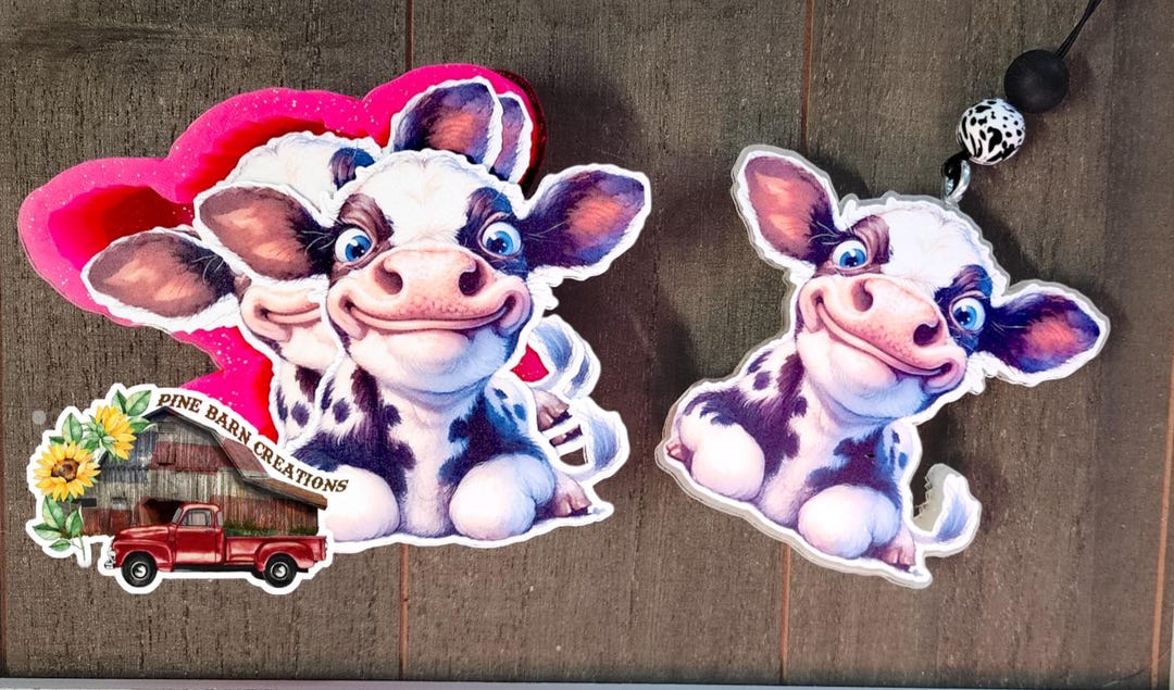 Smiley Calf Cardstock Freshie Mold - Etsy