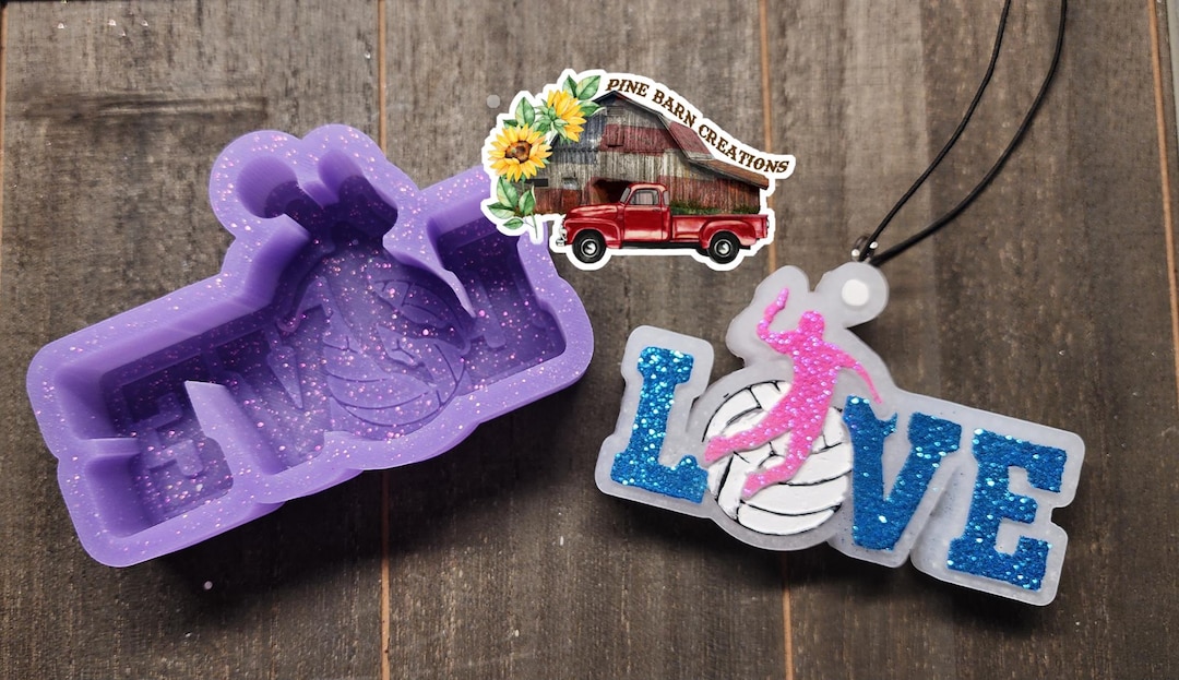 Love Volleyball Freshie Mold - Etsy