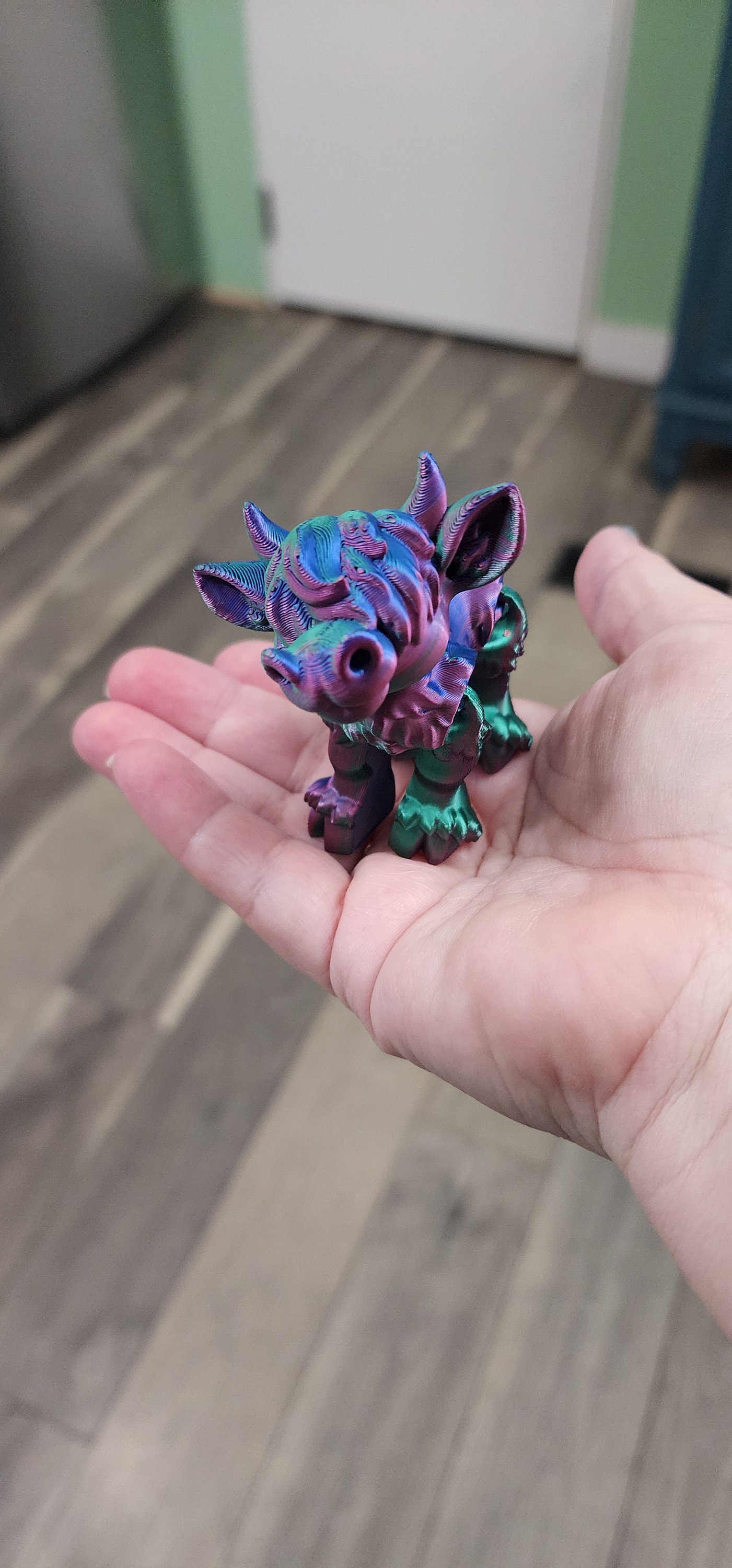 3d Printed Color Shifting Highland Cow - Etsy